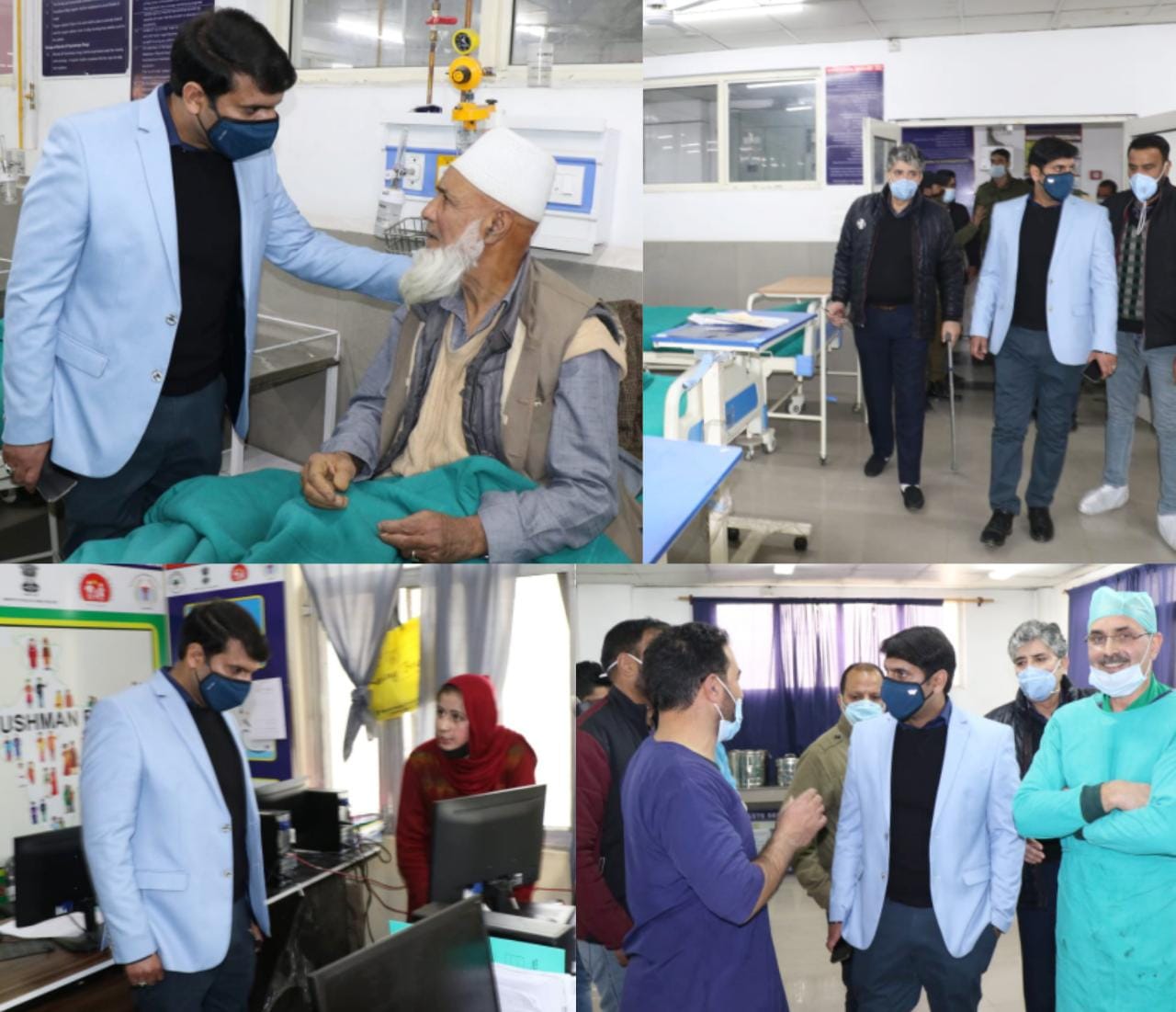 DC Srinagar pays surprise visit to JLNM hospital | Asian Mail