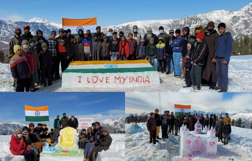 Ramban: Indian Army organises “Snow Art Competition” at Neel Top ...