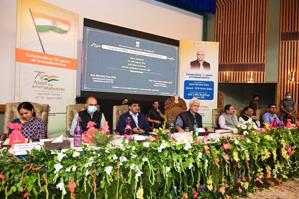 Lt Governor launches 75 Home-Stays in Rural Areas to commemorate ‘Azadi ...