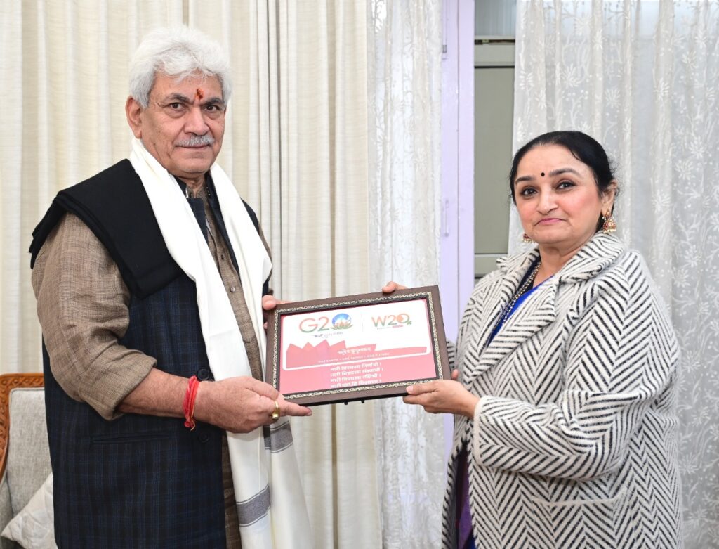 Dr Sandhya Purecha, Chair, W20 India meets Lt Governor | Asian Mail