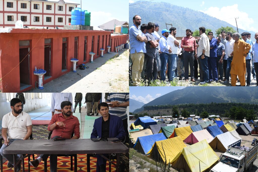 DC Ganderbal takes stock of arrangements at transit camp Manigam for ...