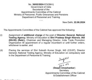 Exam Irregularities Lead to NTA Director General’s Removal | Asian Mail