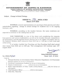 DSEK Announces Change in School Timing Amid Heatwave | Asian Mail