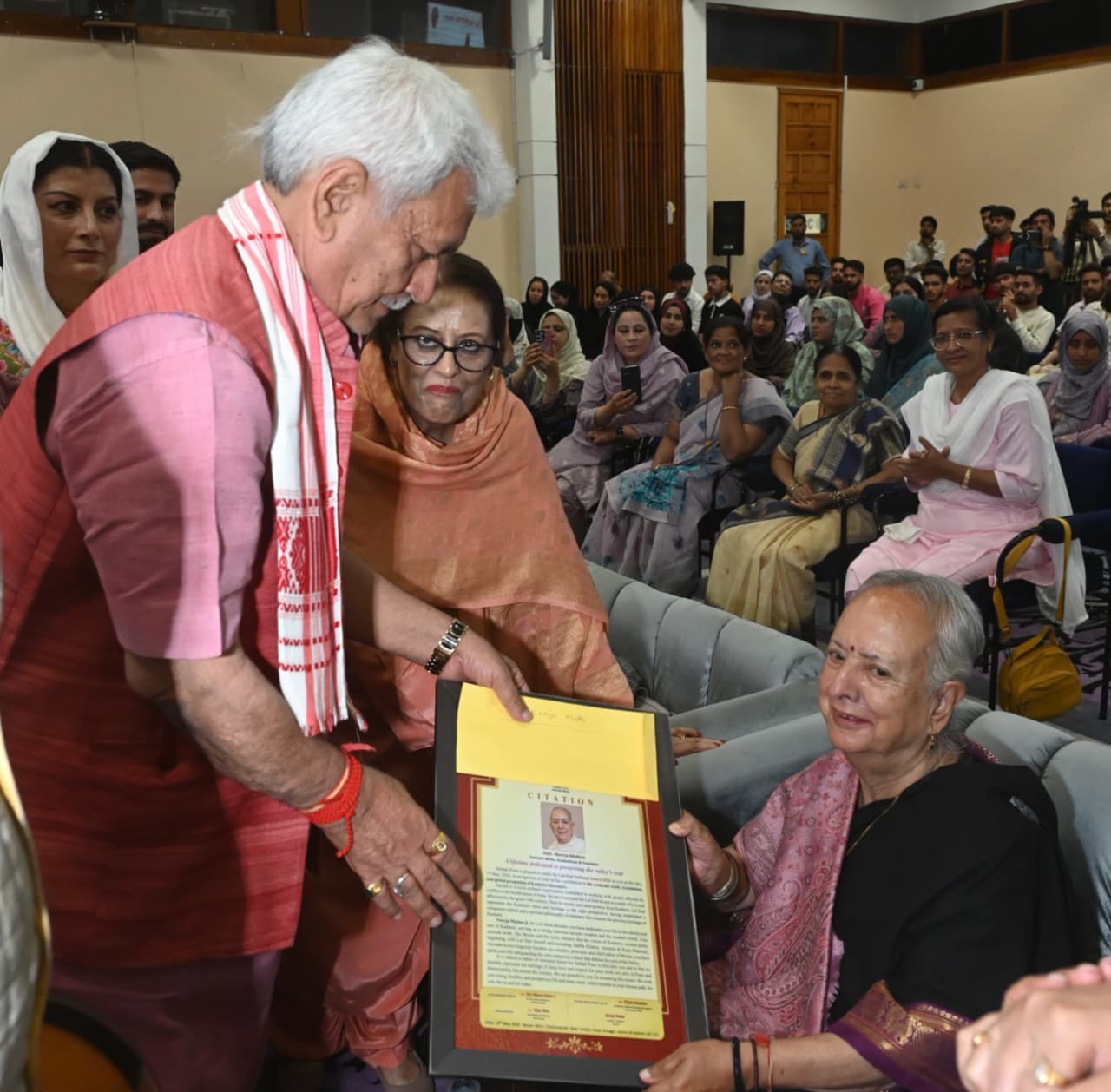 Lieutenant Governor Honors Nari Shakti with Lal Ded National Award in a ...